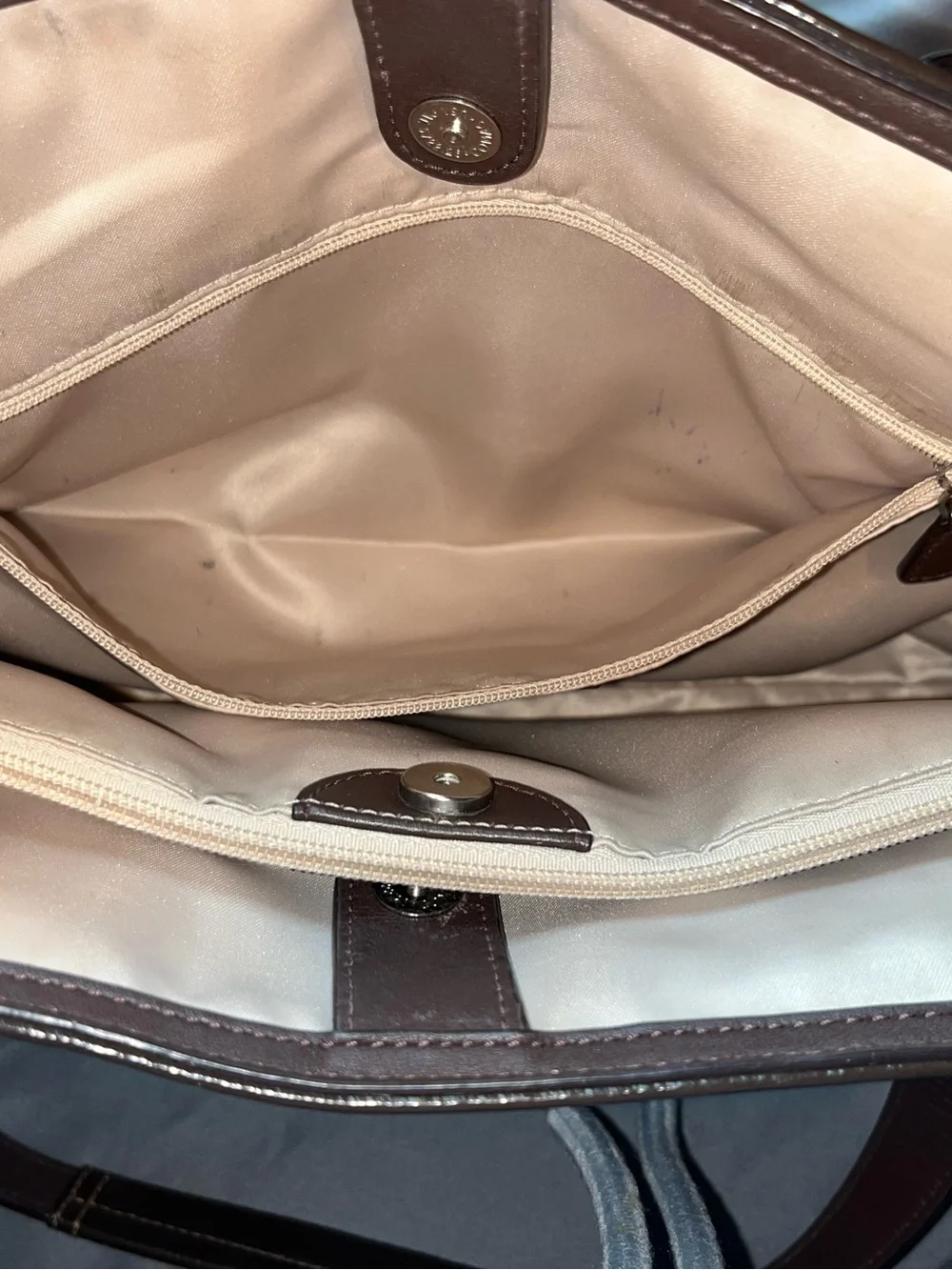 Coach | Bags | Coach Penelope Signature Sateen Handbag F943 In Khaki ...